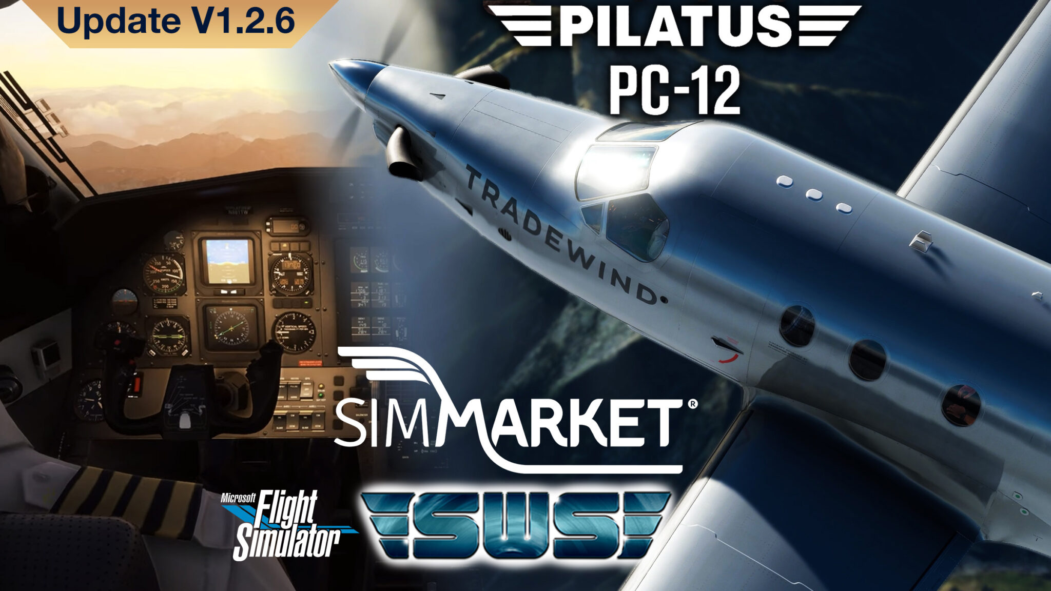 SimWorks Studios – Pilatus PC-12/47 MSFS Update v1.2.6 – simFlight