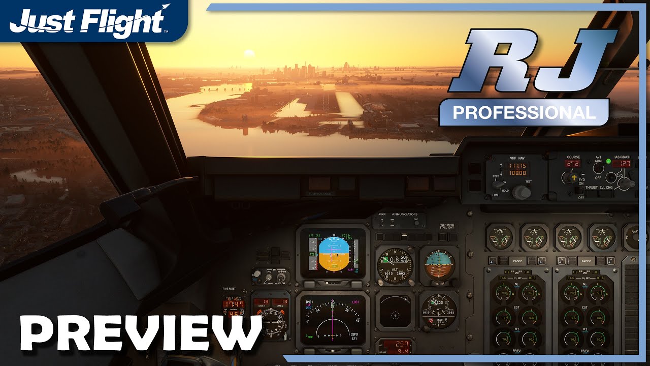 Just Flight – RJ Professional MSFS Preview Video – simFlight