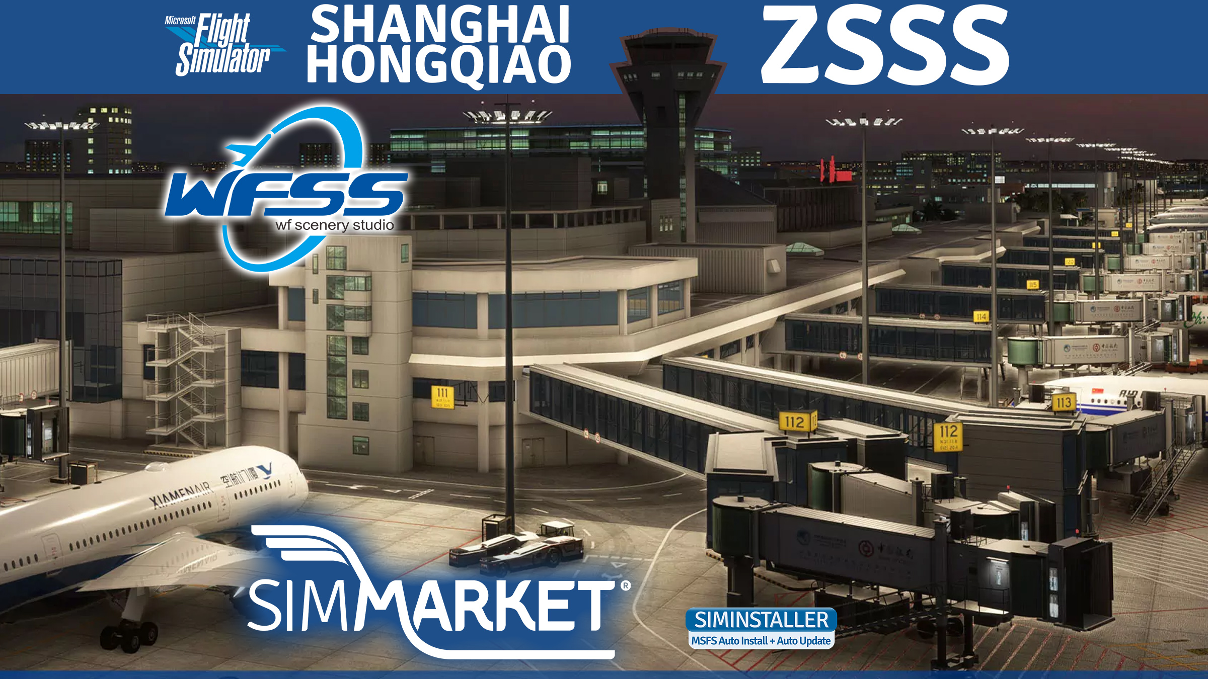 [video] WF Scenery Studio – Shanghai Hongqiao ZSSS in MSFS – New Promo Trailer – simFlight