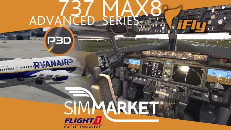 Flight 1 – iFly Jets Advanced Series – The 737 MAX8 P3D5 at SIMMARKET – simFlight