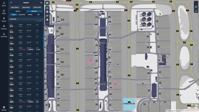 Navigraph Charts Adds Live Traffic and ATC Sector Visualization in Open ...