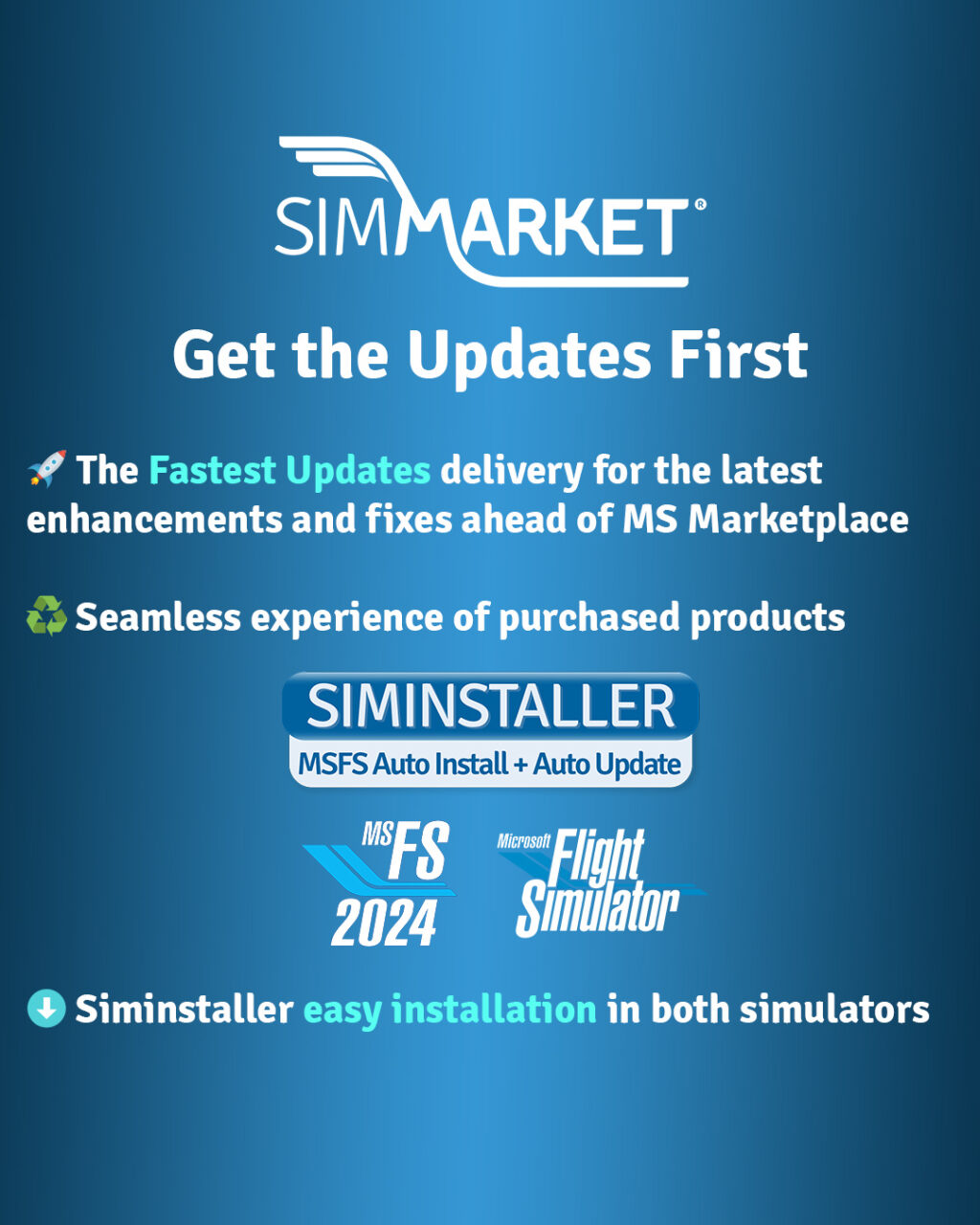 SIMMARKET : MSFS24 Ready Now – simFlight