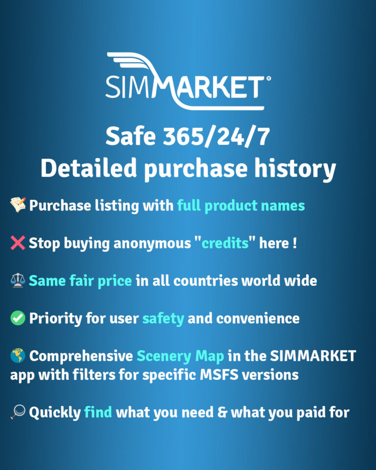 SIMMARKET : MSFS24 Ready Now – simFlight