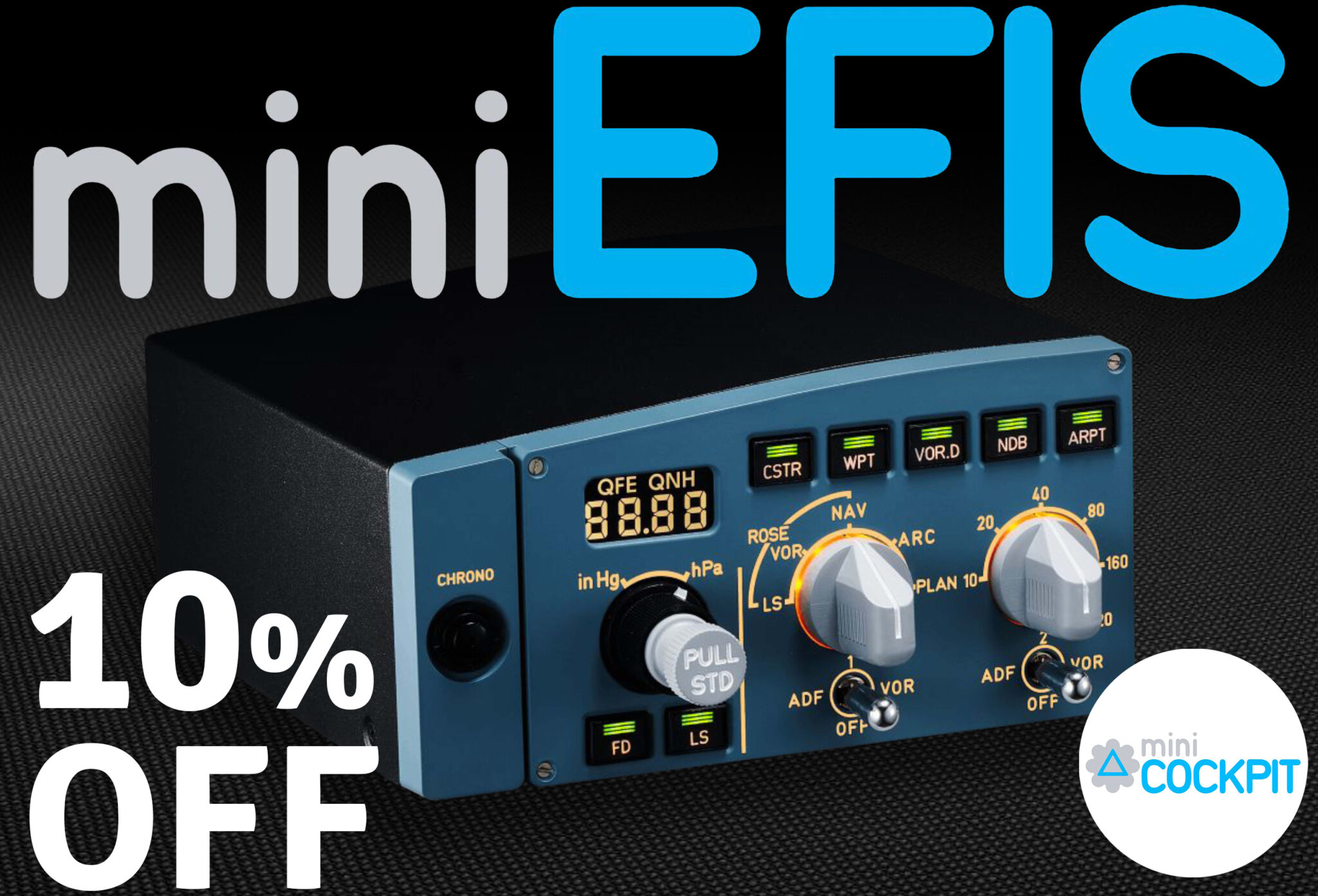 miniEFIS by miniCockpit – In Stock | Public Release Now – simFlight