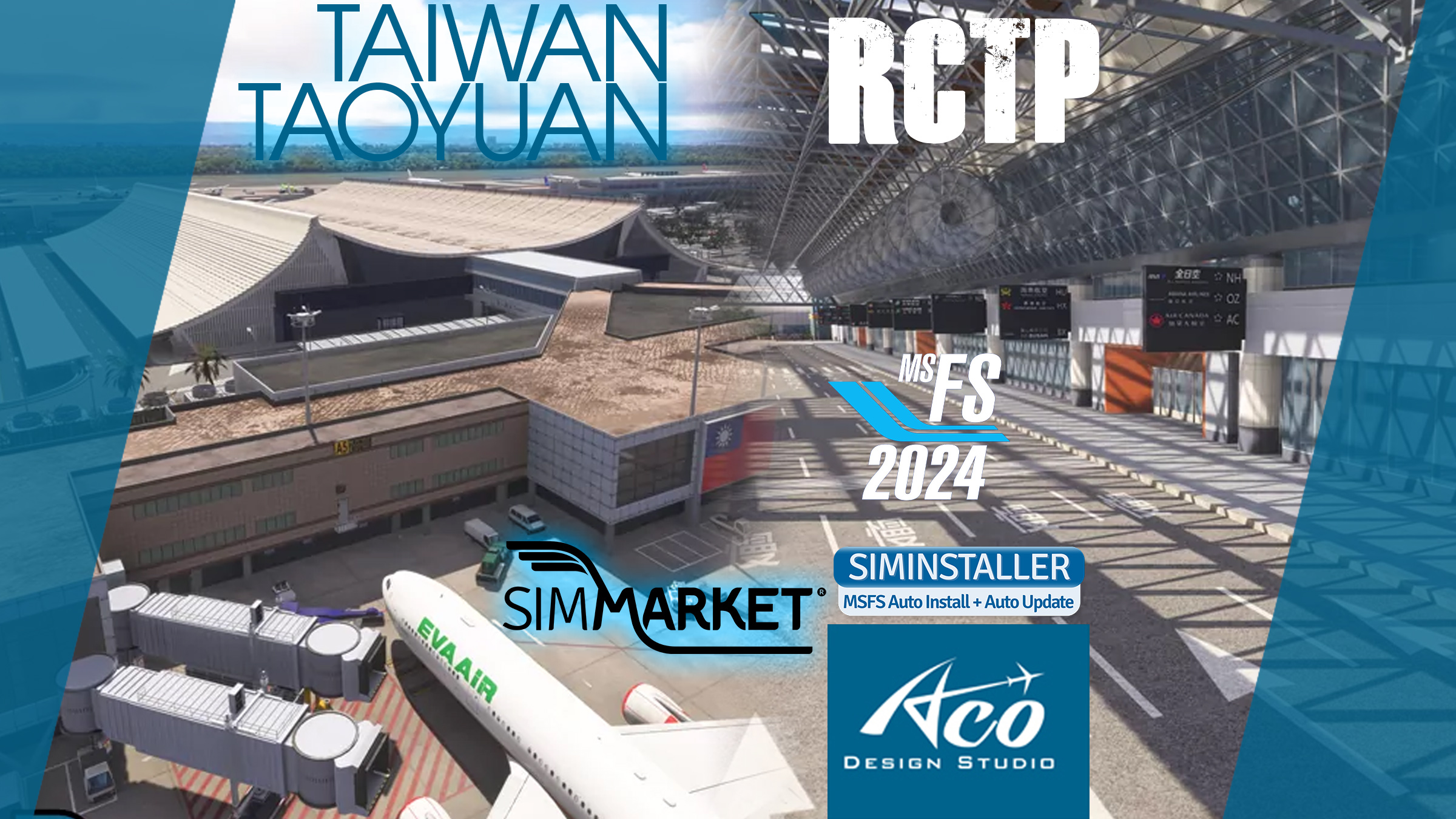 ACO Design Studio – RCTP Taiwan Taoyuan Intl Airport MSFS24 – simFlight