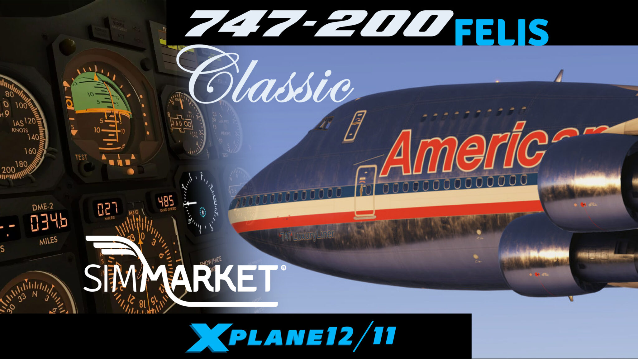 Felis – 747-200 Classic XP12/11 – simFlight