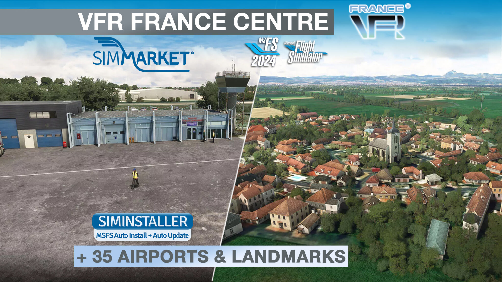 France VFR – VFR France Centre MSFS20/24 – simFlight