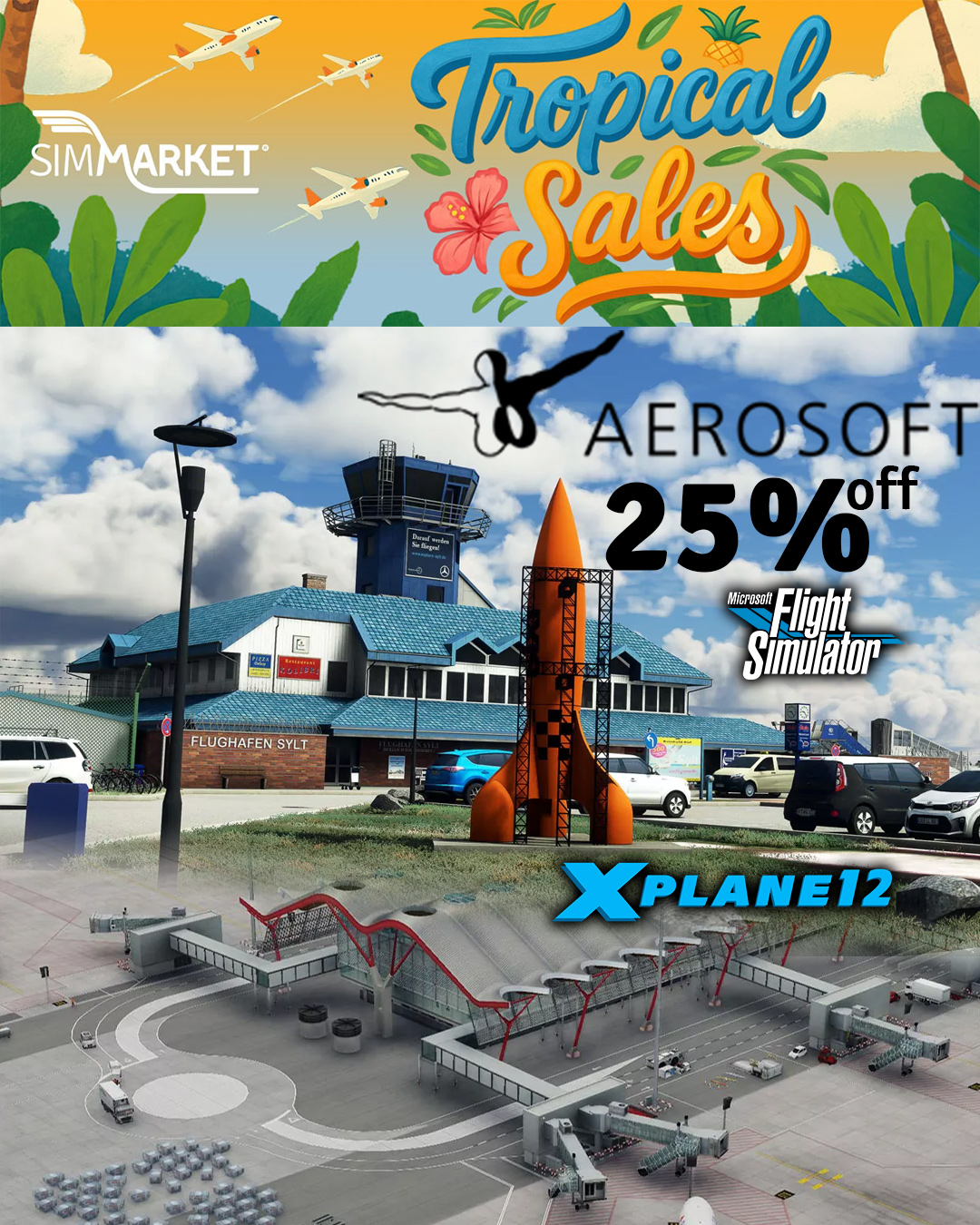 Aerosoft Holiday Sale – 25% OFF at SIMMARKET – simFlight