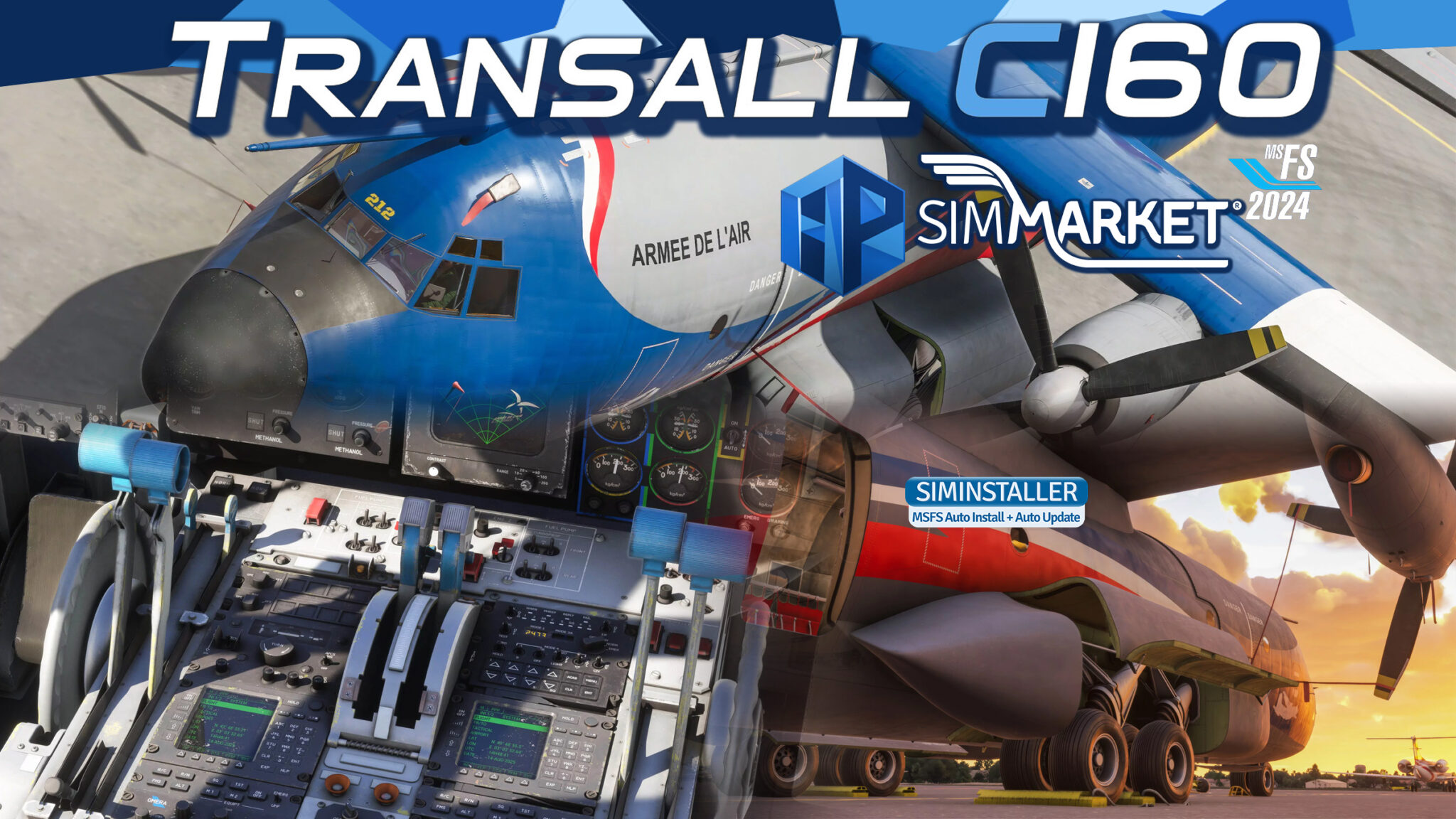 AzurPoly – C160 Transall MSFS24 Updated to v1.0.1 – simFlight