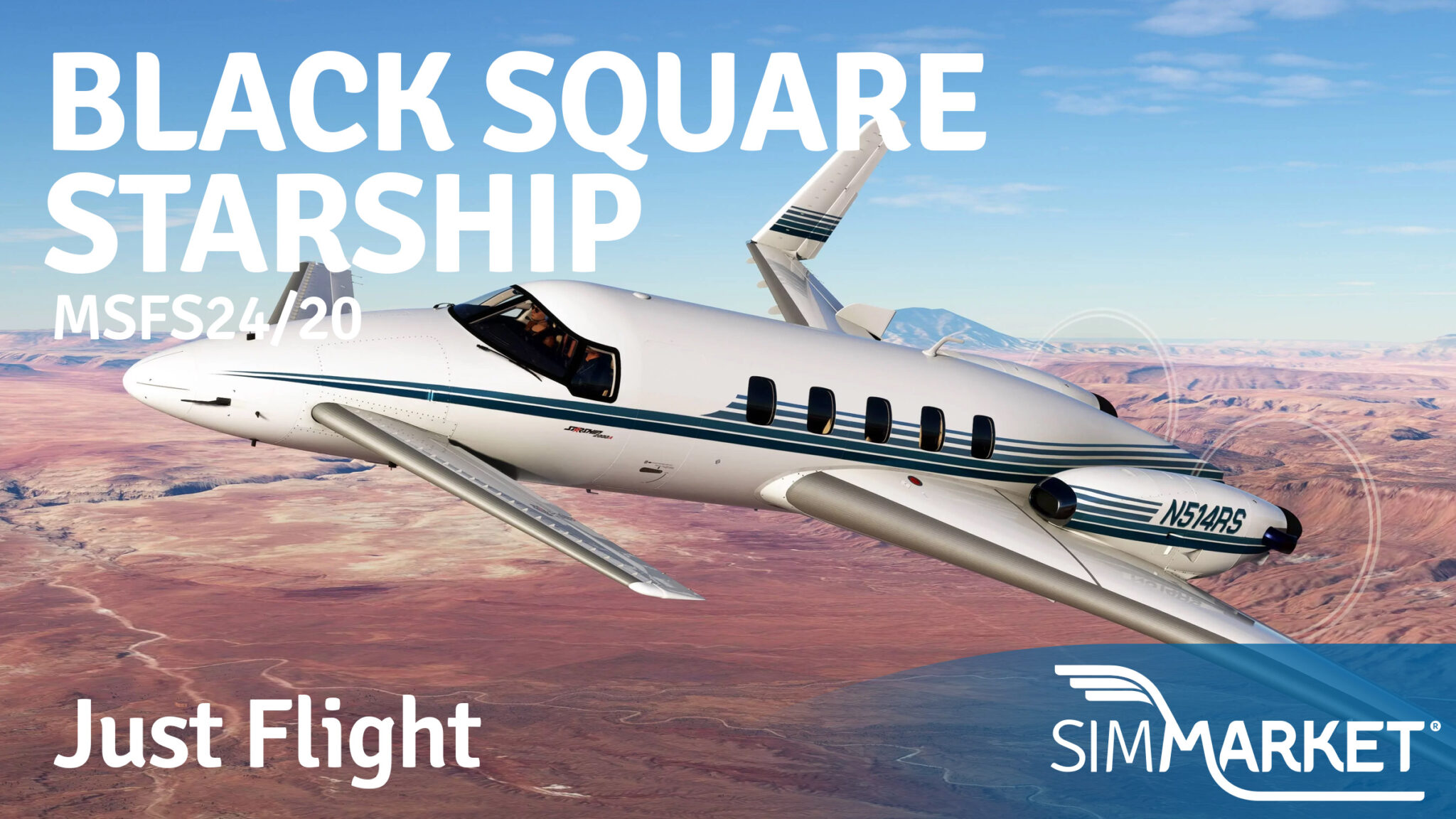 Just Flight – Black Square Starship MSFS20/24 – simFlight