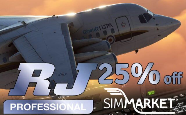 Just Flight – Releases RJ Professional v1.4 for MSFS 2020/2024 with Freighter Variant – simFlight