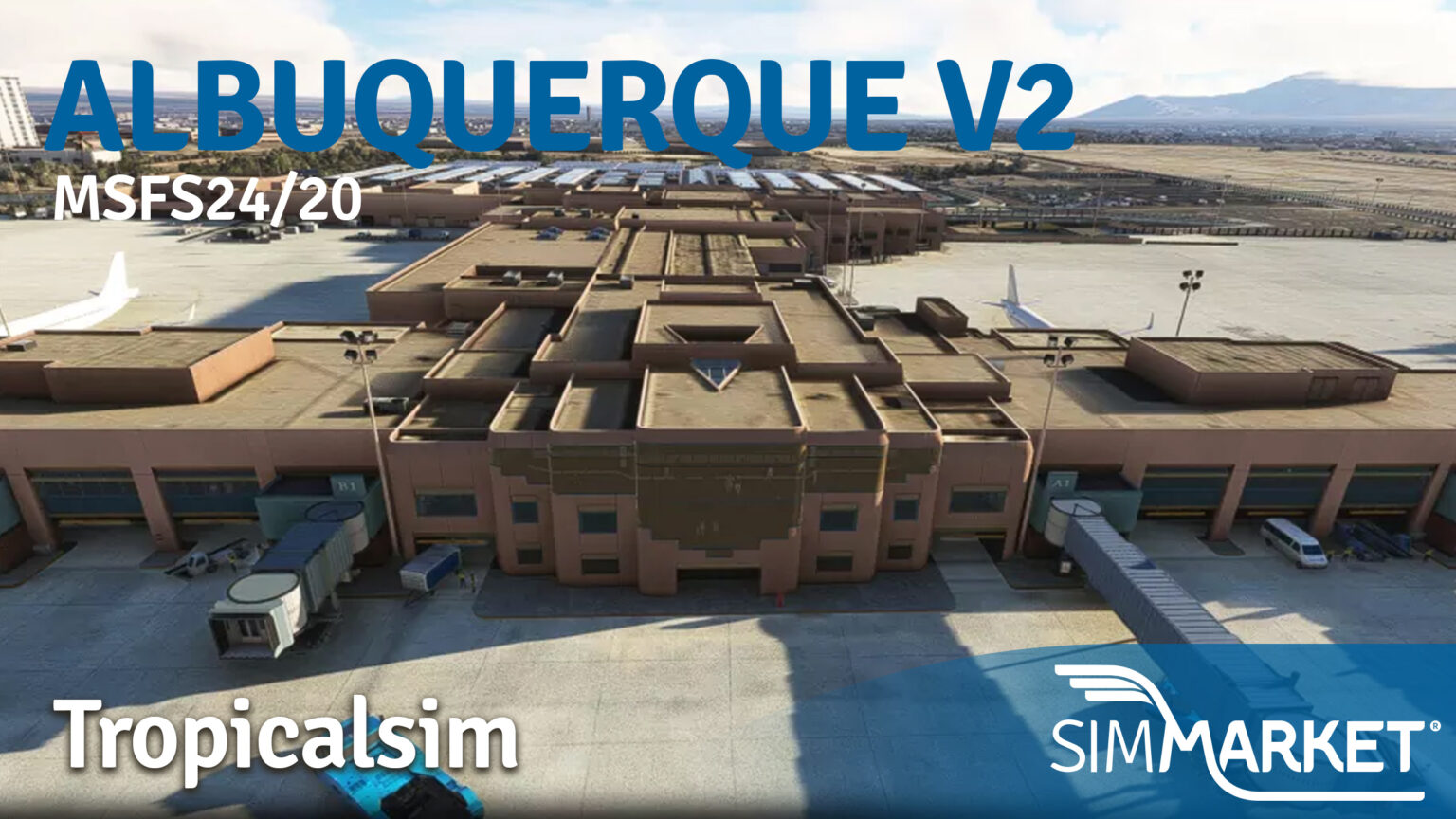 TropicalSim – Albuquerque Intl KABQ V2 MSFS20/24 – simFlight