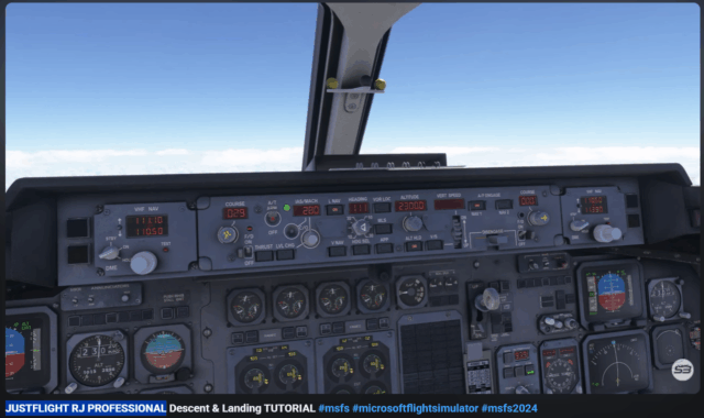 JustFlight – RJ Professional Tutorial (MSFS 2024) III – simFlight