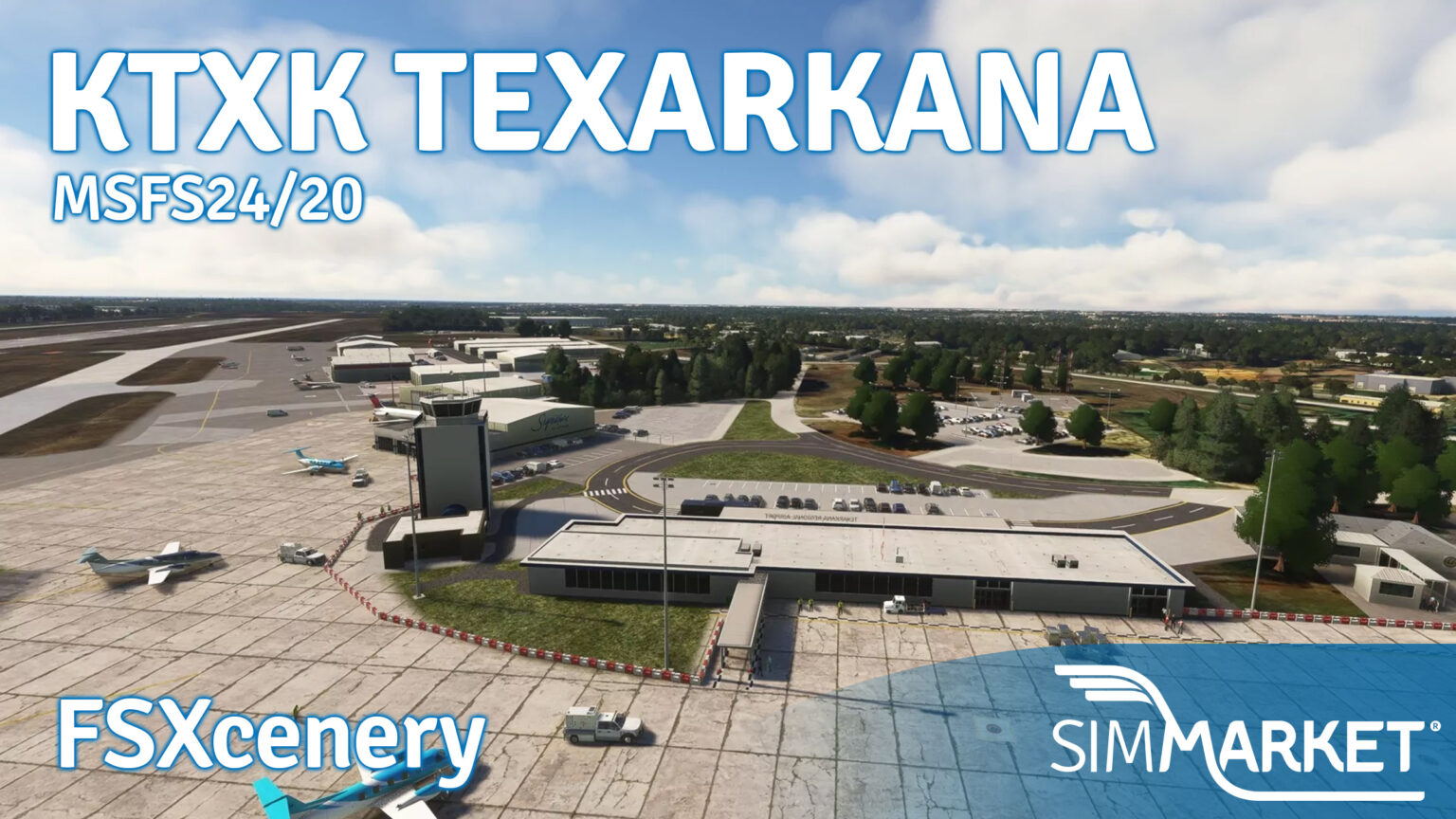 FSXcenery – KTXK Texarkana Regional Airport MSFS24/20 – simFlight