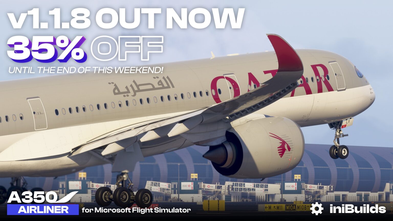 iniBuilds A350 Airliner – v1.1.8 Update – simFlight