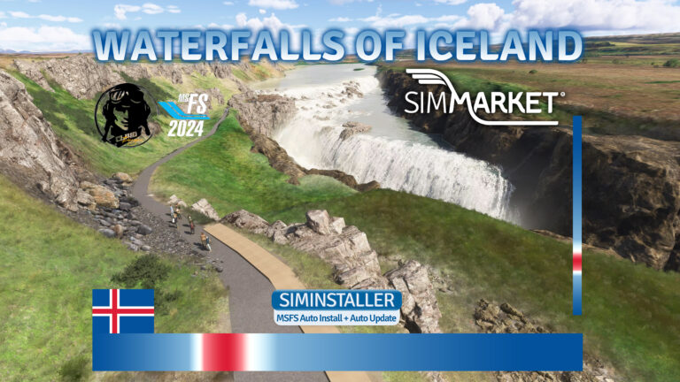 CLI4D Designs – Waterfalls of Iceland for MSFS24 – simFlight